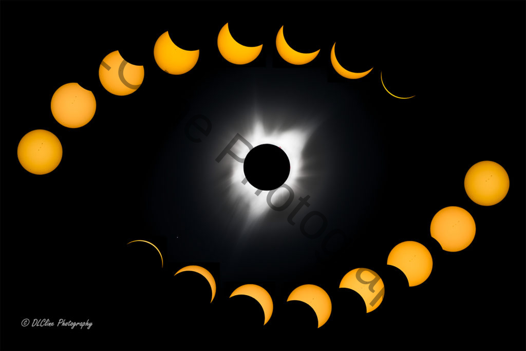 Solar Eclipse Progression | DLCline Photography